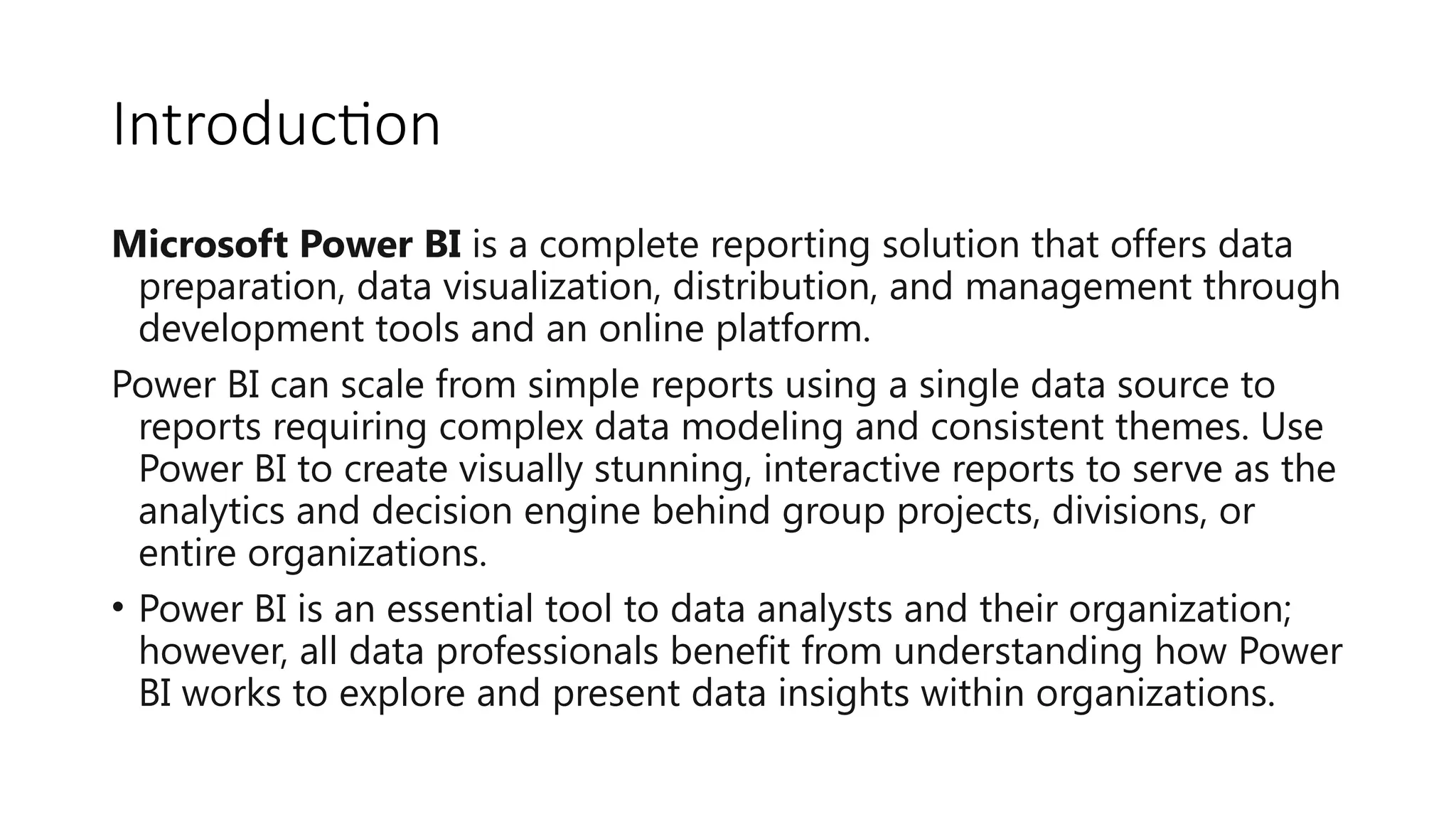 Power BI PPT.pptx: Basic steps in power BI | PPTX