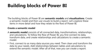 Power BI PPT.pptx: Basic steps in power BI | PPTX