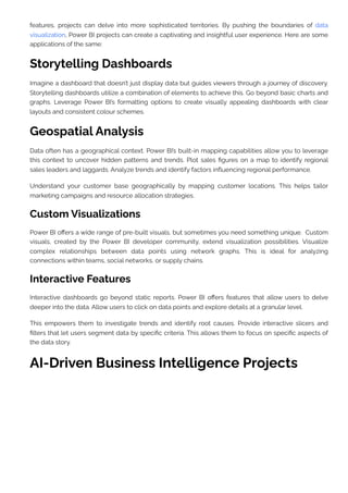 Most Promising Power BI Project Ideas for Success | PDF