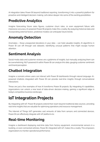 Most Promising Power BI Project Ideas for Success | PDF