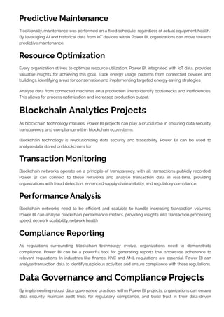 Most Promising Power BI Project Ideas for Success | PDF