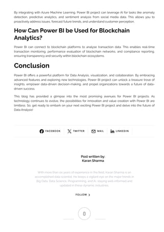 Most Promising Power BI Project Ideas for Success | PDF