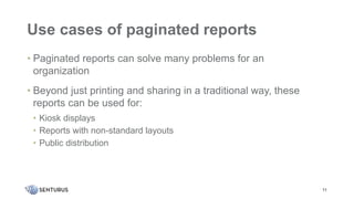 Power BI Report Builder & Paginated Reports | PPTX