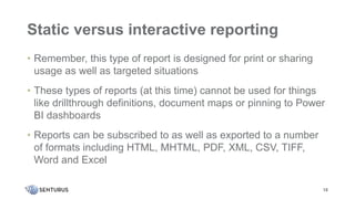Power BI Report Builder & Paginated Reports | PPTX