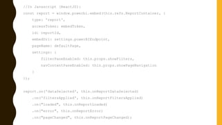 Power BI Single Page Applications Boise Code Camp 2017 | PPTX | Web Development | Internet