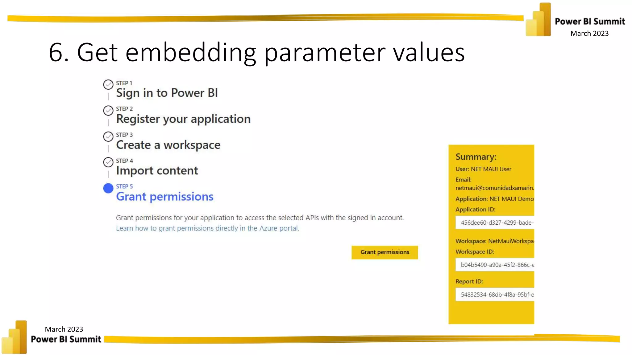 Power BI Summit 2023 - Embedding PowerBI reports in .NET MAUI mobile ...