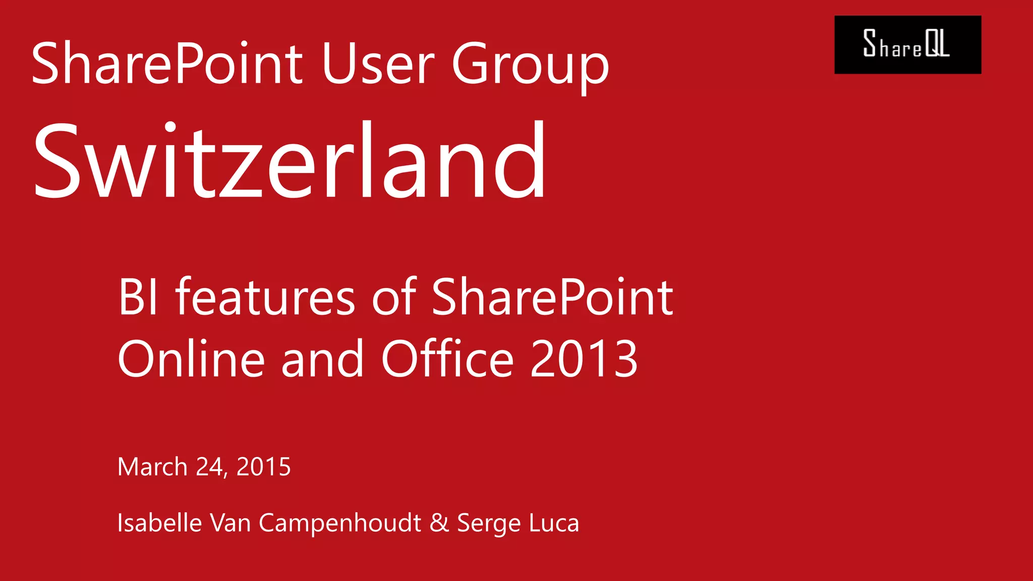 Power BI with SharePoint Online & Office 365 | PPT