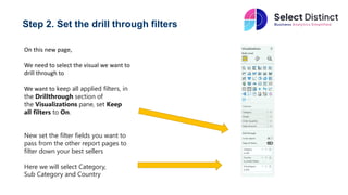 Power BI Drill Through | PPTX