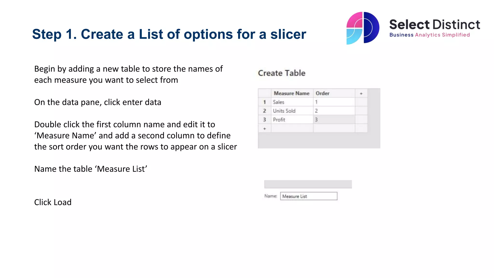 How to use a slicer to toggle measures in Power BI | PPTX