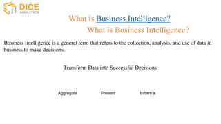 Power BI: Your Data Analyst Toolkit- Dicecamp | PPT