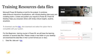 Power BI Training Guide by workforce Dev | PPTX