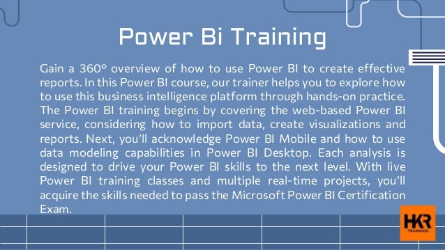 Power BI Training | PPTX | Databases | Computer Software and Applications