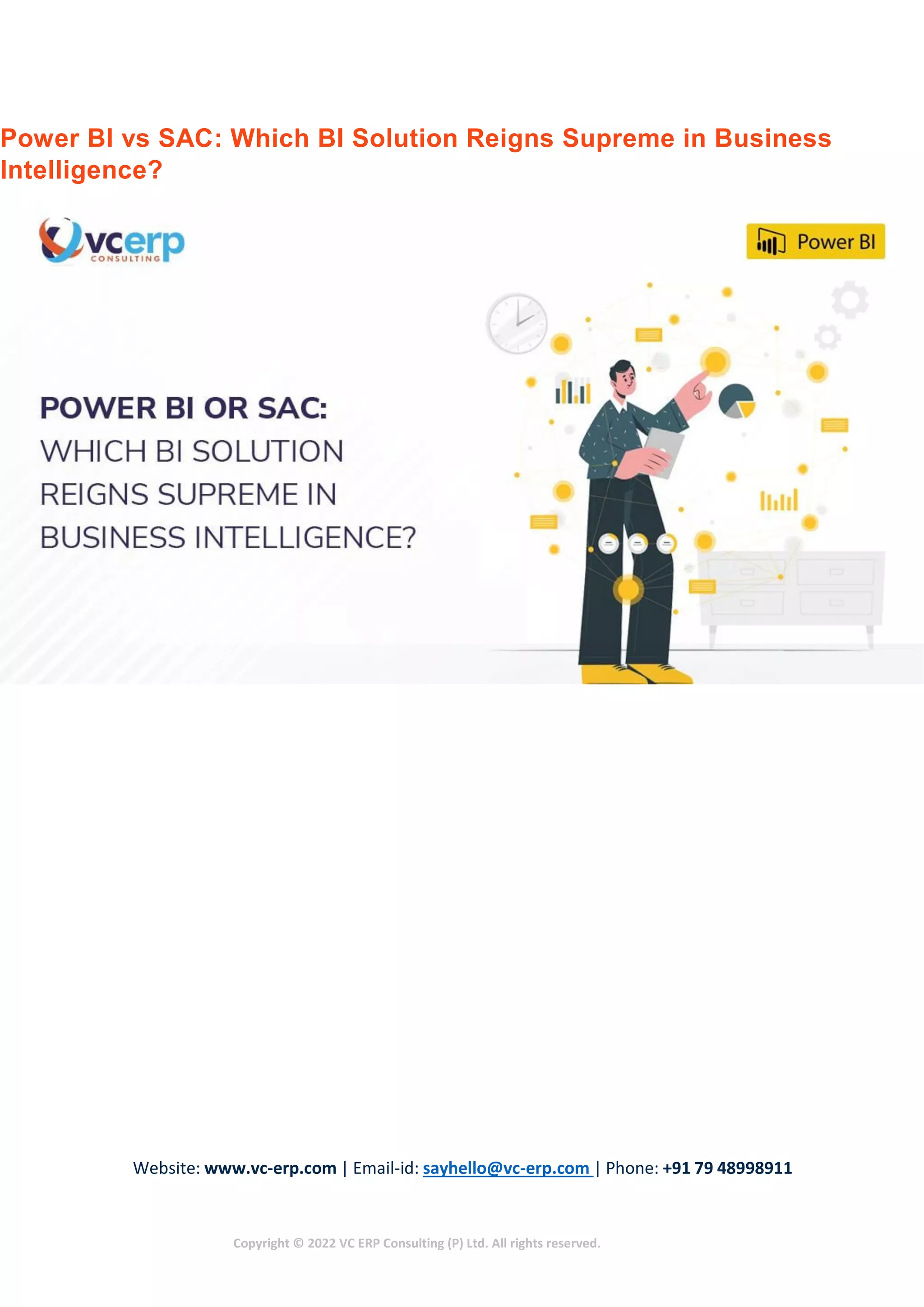 Power BI vs SAC: Which BI Solution Reigns Supreme in Business ...