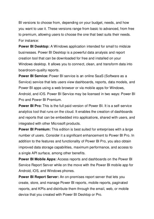 Power BI vs Tableau | Key features and Comparison 2022 | PDF