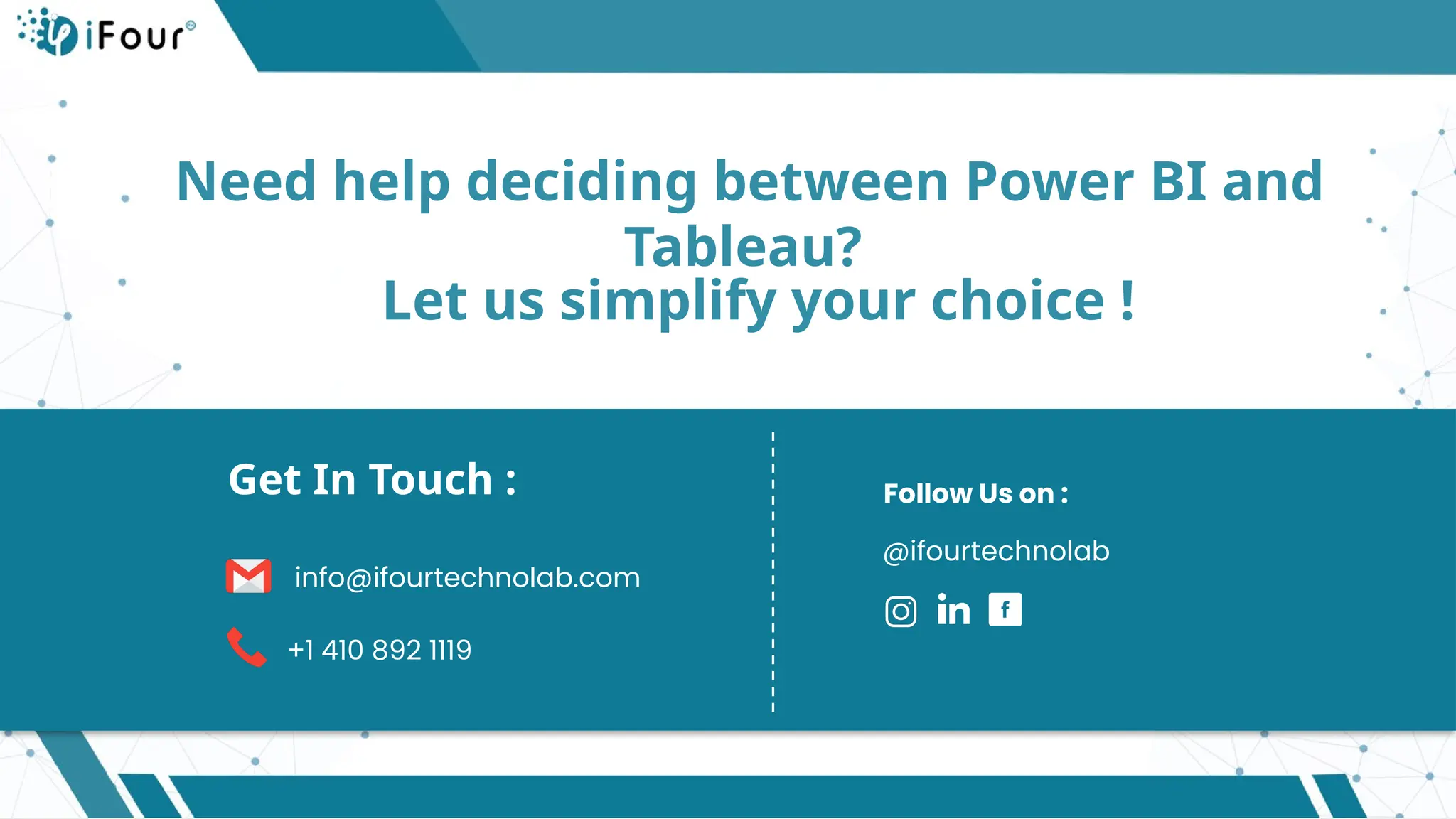 Power BI vs Tableau - Key Insights for CTOs Making Data-Driven Decisions | PPT