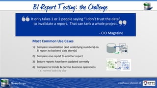 Automated Testing of Microsoft Power BI Reports | PPT