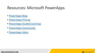 PowerApps & Flow @ Power BI World Tour Copenhagen | PDF