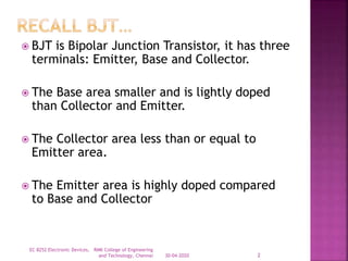 Power BJT | PPTX