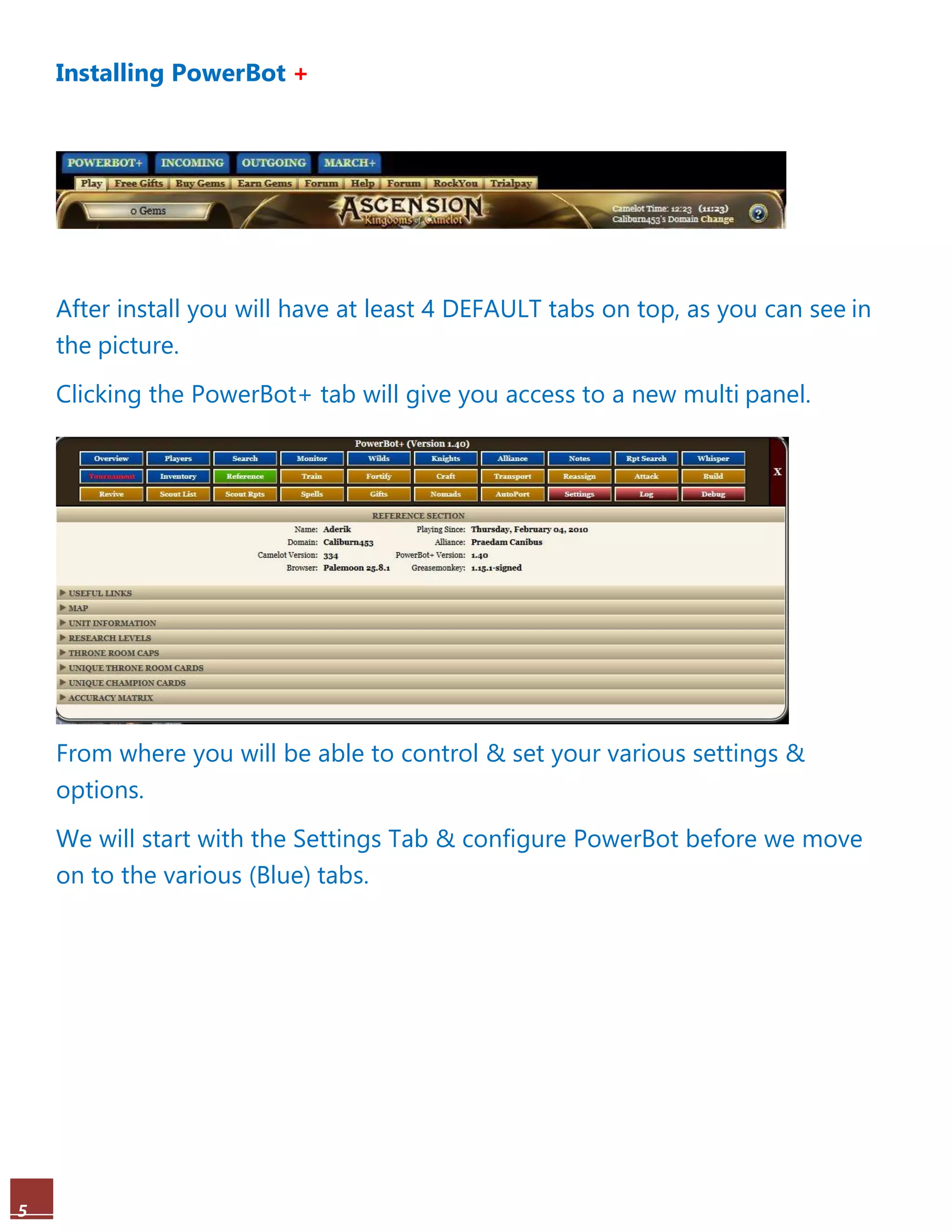 Power Bot Plus--The Whole Store | PDF