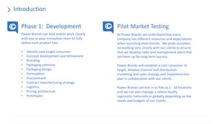 Beverage Innovation & Test Marketing | PPT