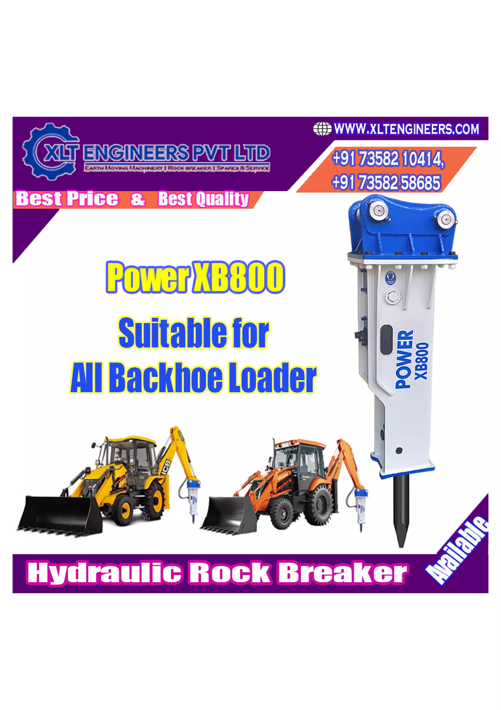hydraulic Rock breakers for excavators | PDF