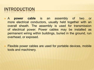 Power cables | PPTX