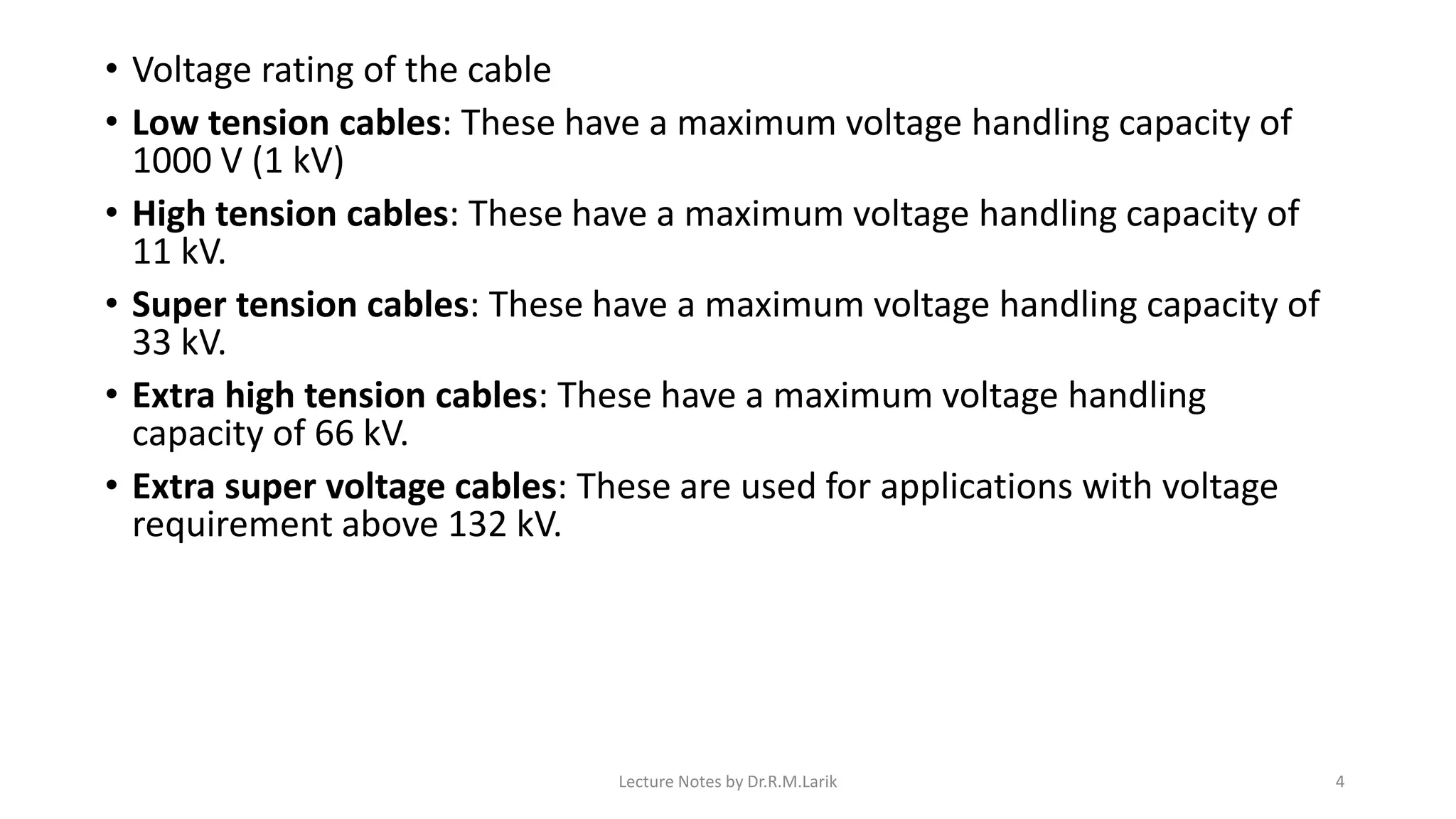 Power cables | PDF
