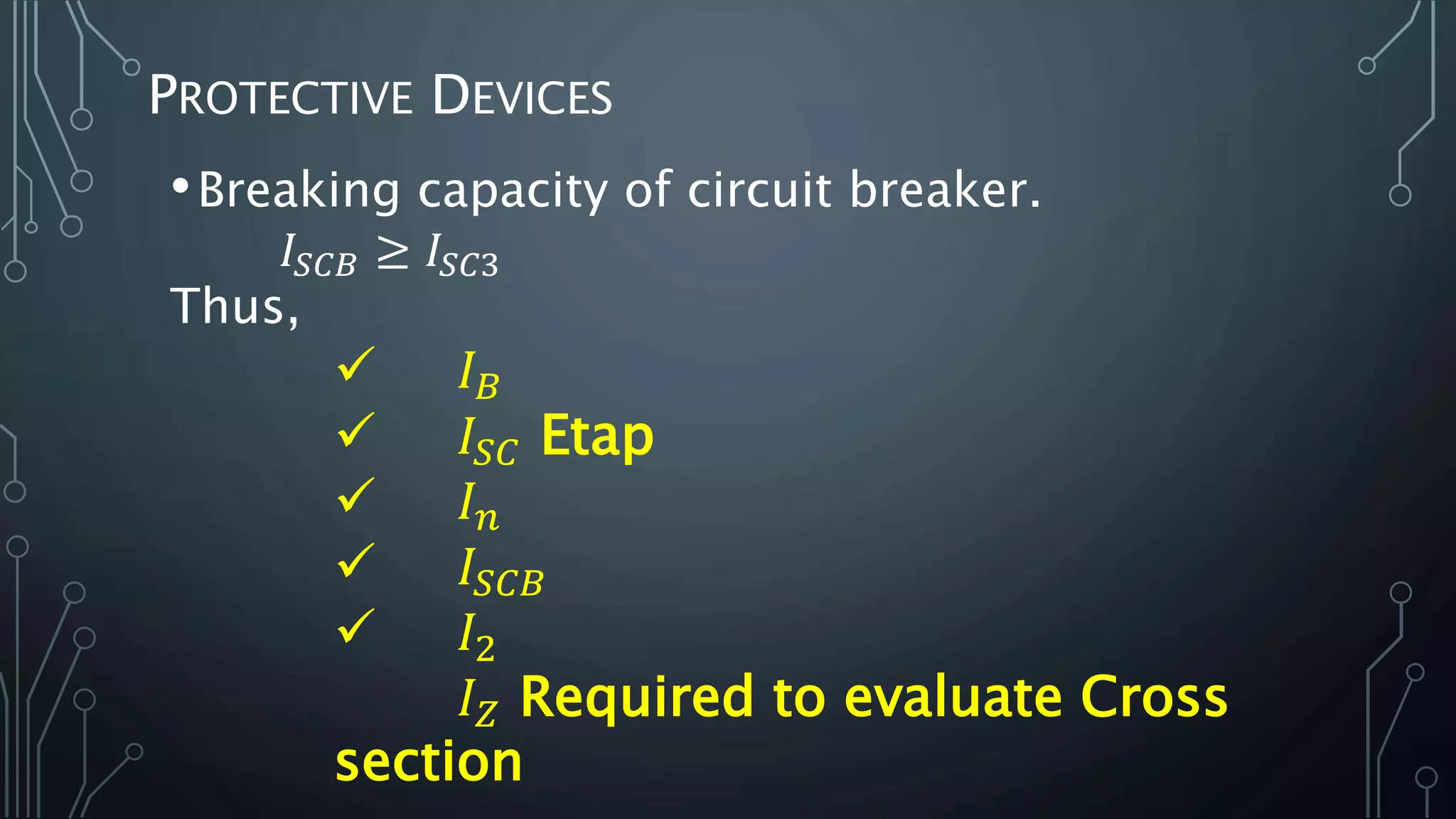 Power cable selection, cable selection Methodology | PPSX