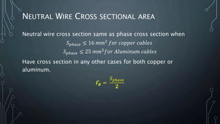 Power cable selection, cable selection Methodology | PPSX
