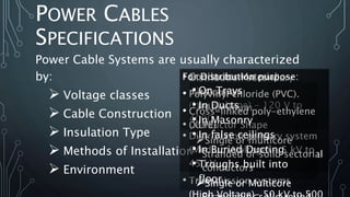 Power cable selection, cable selection Methodology | PPSX