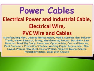 Power Cables, Electrical Power & Industrial Cable, Electrical Wire, PVC ...
