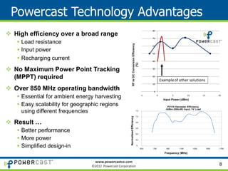 Powercast - RF Energy Harvesting for Controllable Wireless Power ...