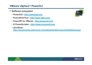 PowerCLI & Onyx | PPT