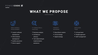 Powercode Company Overview & Partnership Opportunities | PPT