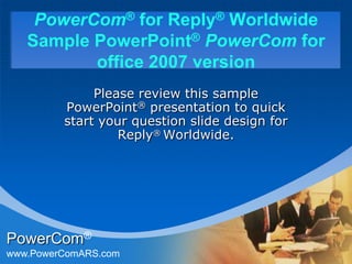 Power com for-worldwide-office2007-sample-english | PPTX | Computer Software and Applications ...