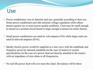Power conditioner | PPTX