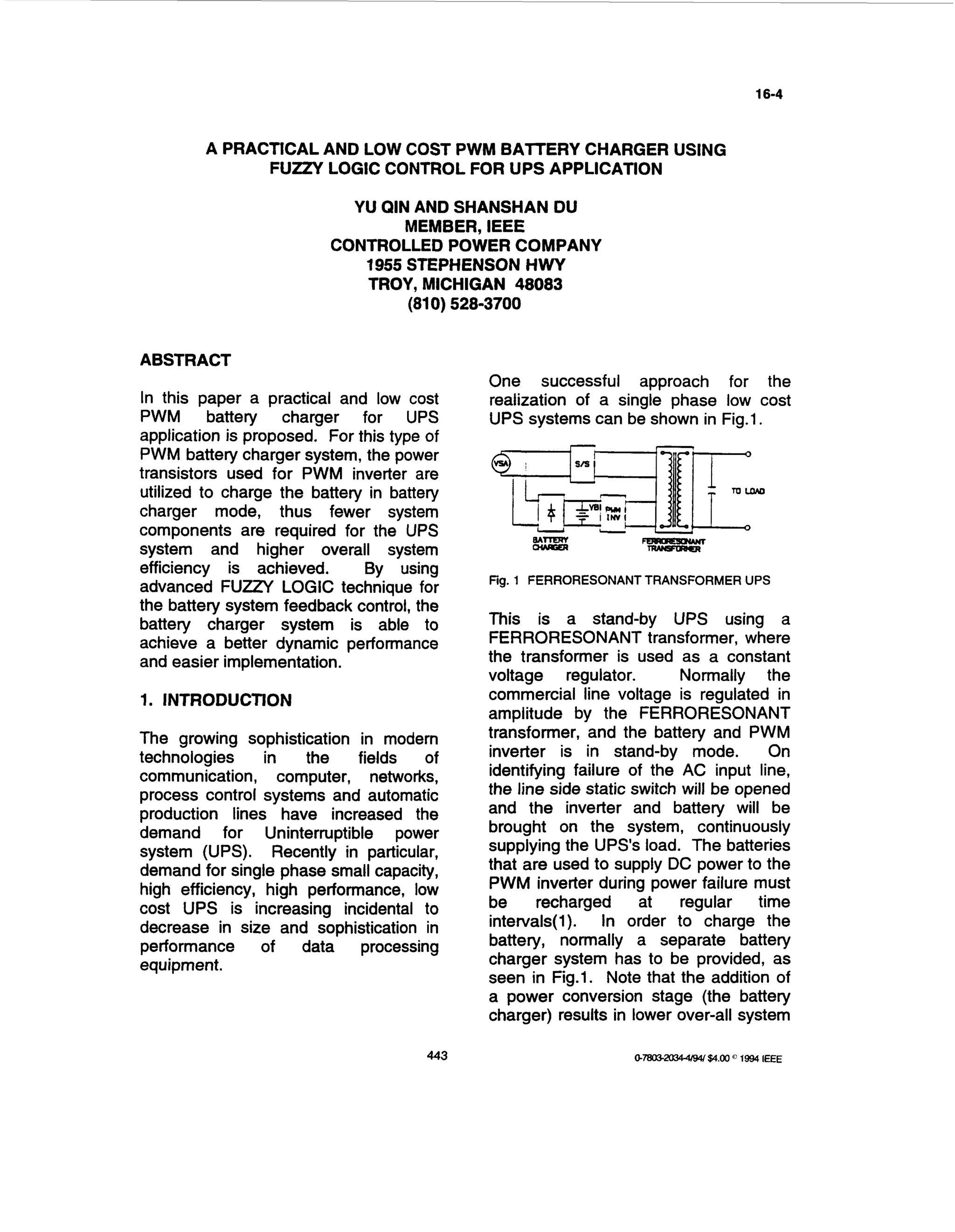 Power control by fuzzy logic | PDF