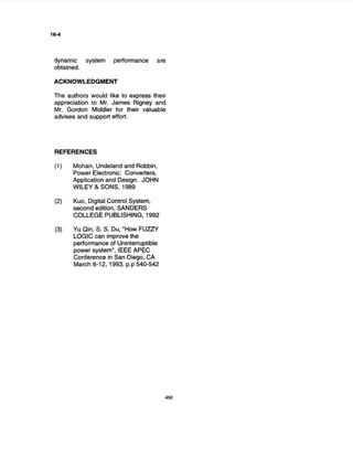 Power control by fuzzy logic | PDF