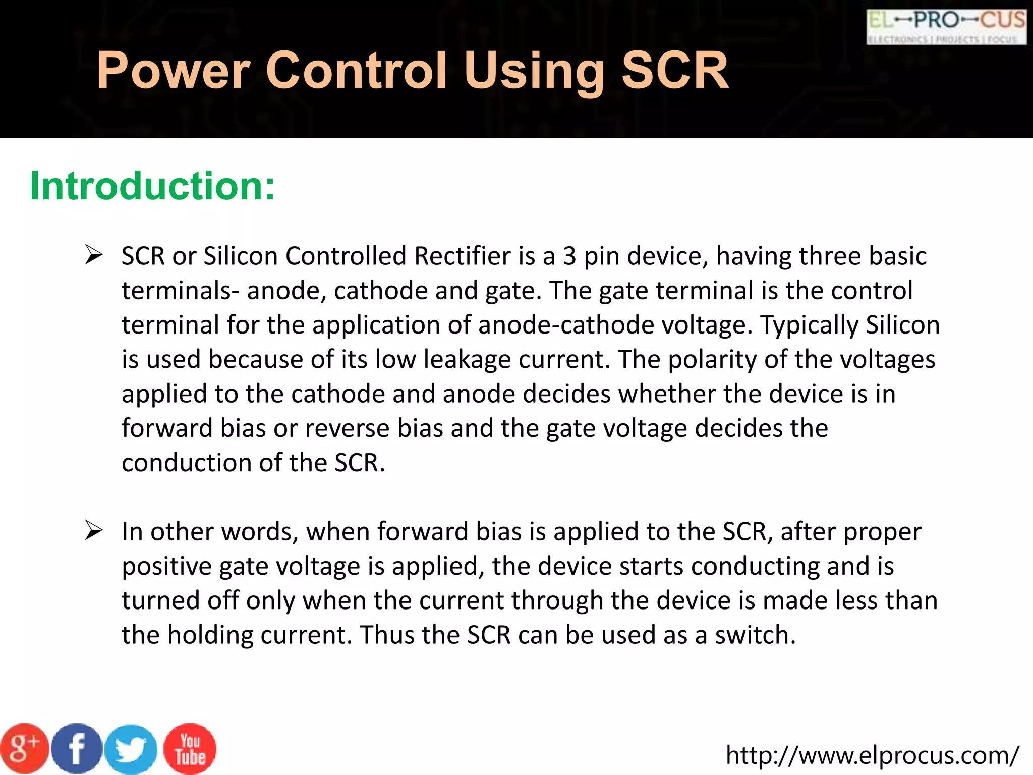 Understanding SCR Power Controls and Types of SCR Firing | PPTX
