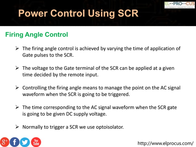 Understanding SCR Power Controls and Types of SCR Firing | PPTX ...