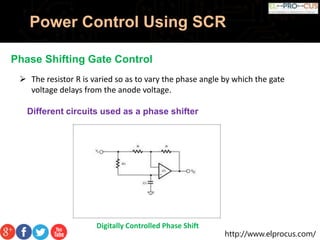 Understanding SCR Power Controls and Types of SCR Firing | PPTX