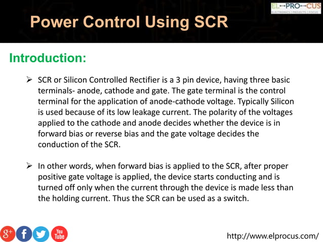 Understanding SCR Power Controls and Types of SCR Firing | PPTX ...