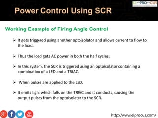Understanding SCR Power Controls and Types of SCR Firing | PPTX