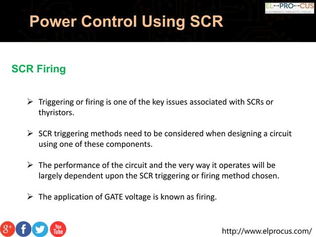 Understanding SCR Power Controls and Types of SCR Firing | PPTX ...