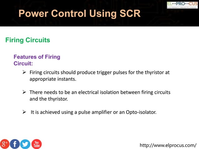 Understanding SCR Power Controls and Types of SCR Firing | PPTX ...