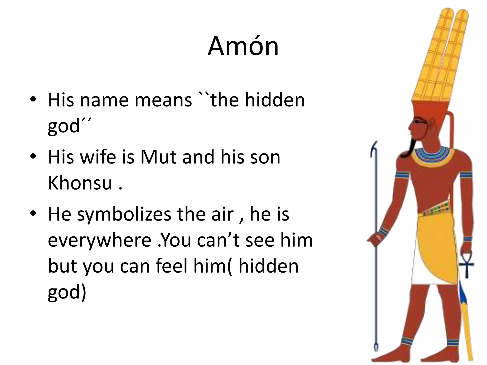 Principal Egyptian Gods | PPTX