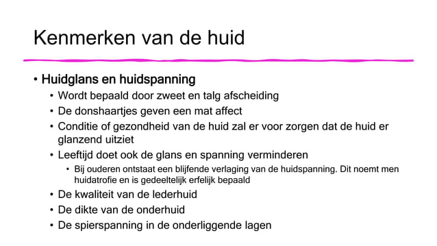 Alle basische theorie over de huid anatomy | PPTX