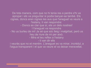 L'aneguet lleig | PPT