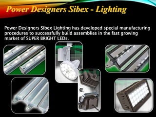 Power Designers Sibex - Electronic Manufacturing Solutions | PPTX