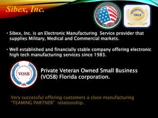 Power Designers Sibex - Electronic Manufacturing Solutions | PPTX